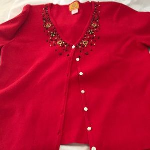 Ruby Rd. | Sweaters | Ruby Red Sweater Set Size L | Poshmark